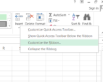 Lesson#227: Restoring Missing Excel Toolbar or Ribbon - Excelabcd